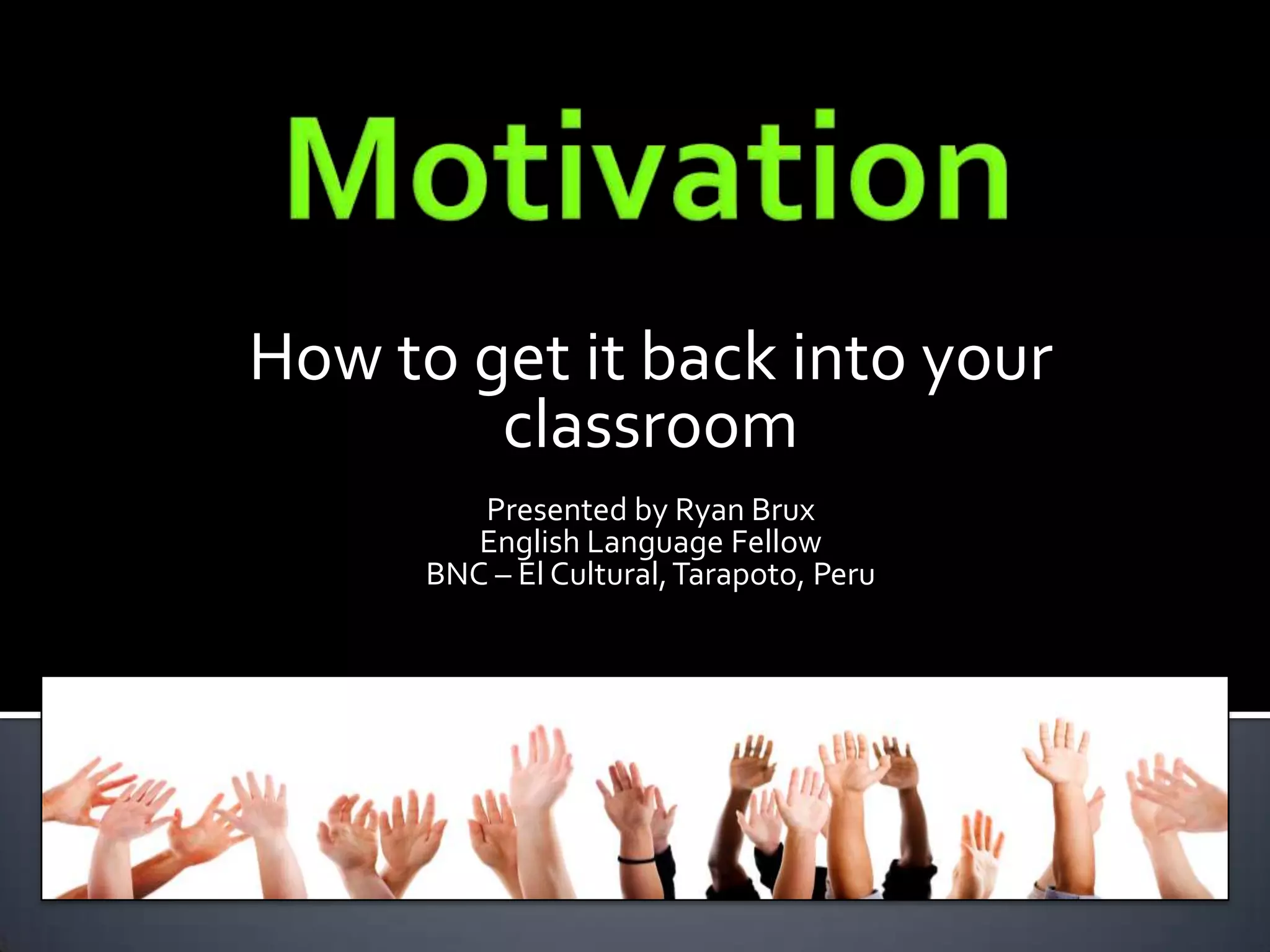 Motivation powerpoint | PPTX