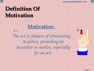 Motivation Powerpoint130 | PPT