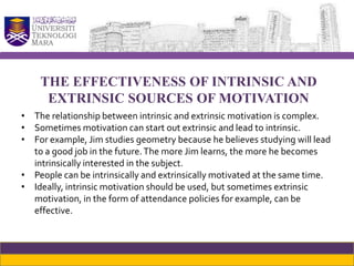 Motivation ppr edm703 | PPTX