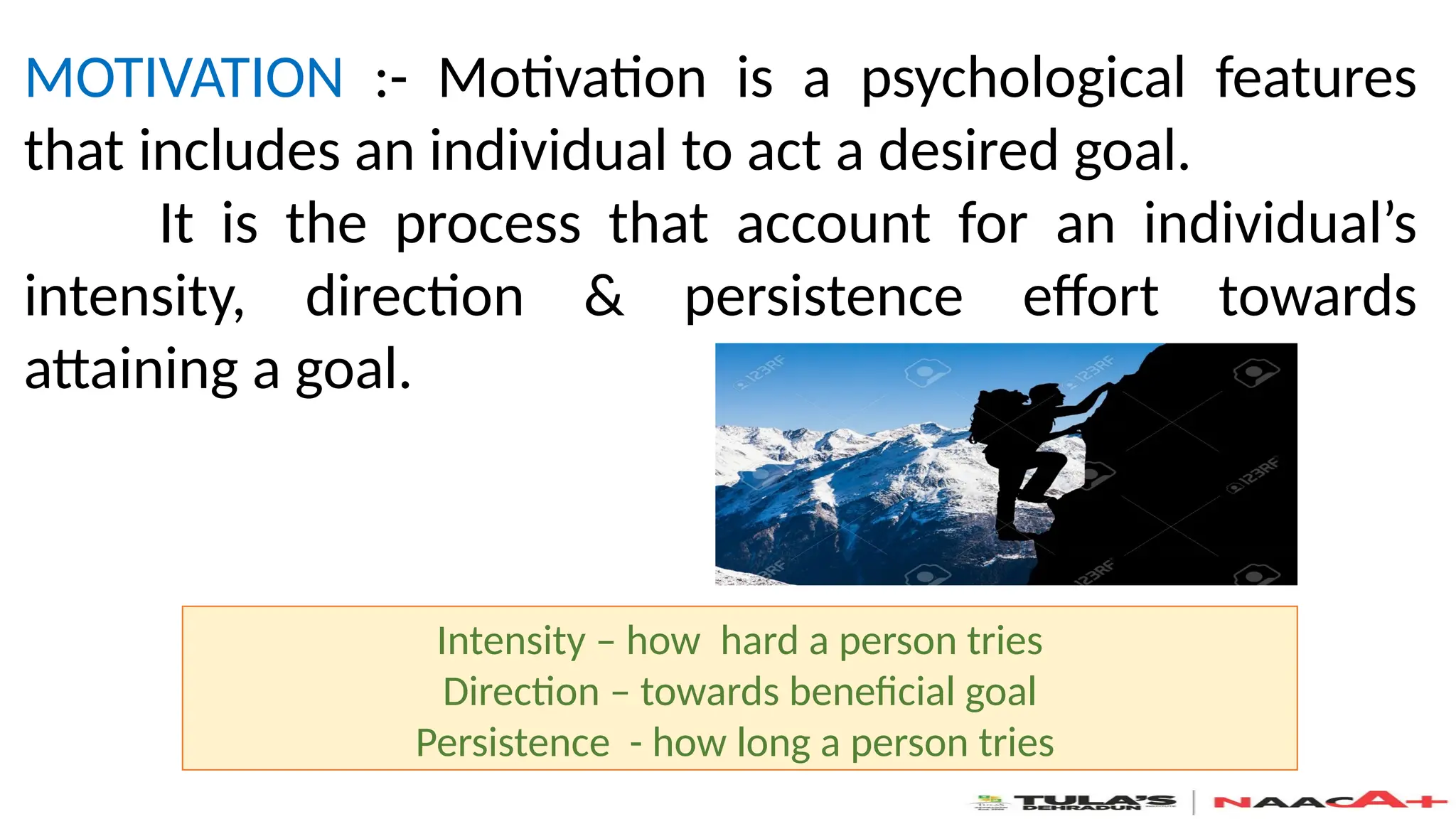 Motivation, Motivation Theories, Types of Motivation | PPT