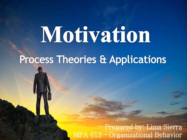 Motivation process theories | PPTX | Science