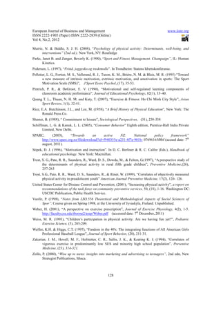 Motivations behind attending fitness clubs in bangladesh | PDF