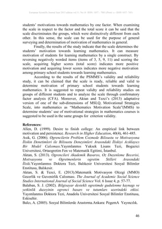 Motivation scale | PDF | Educational Assessment | Education