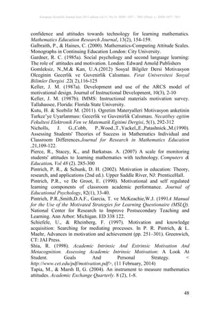 Motivation scale | PDF | Educational Assessment | Education