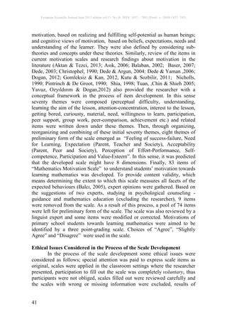 Motivation scale | PDF | Educational Assessment | Education