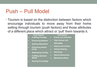 Motivations for tourism | PPT