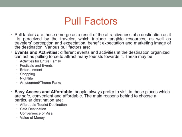 Motivations for tourism | PPT | Travel Preparation and Advice | Travel