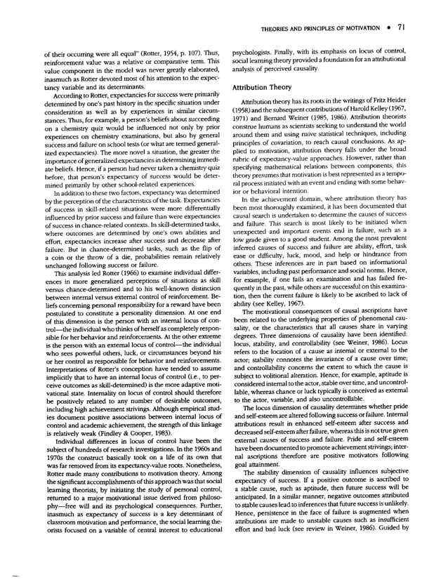 Principles of Motivation | PDF