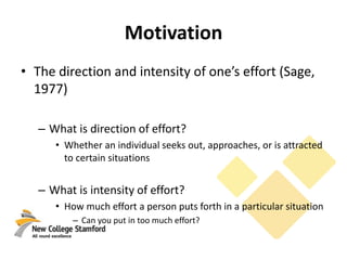 Motivation | PPT