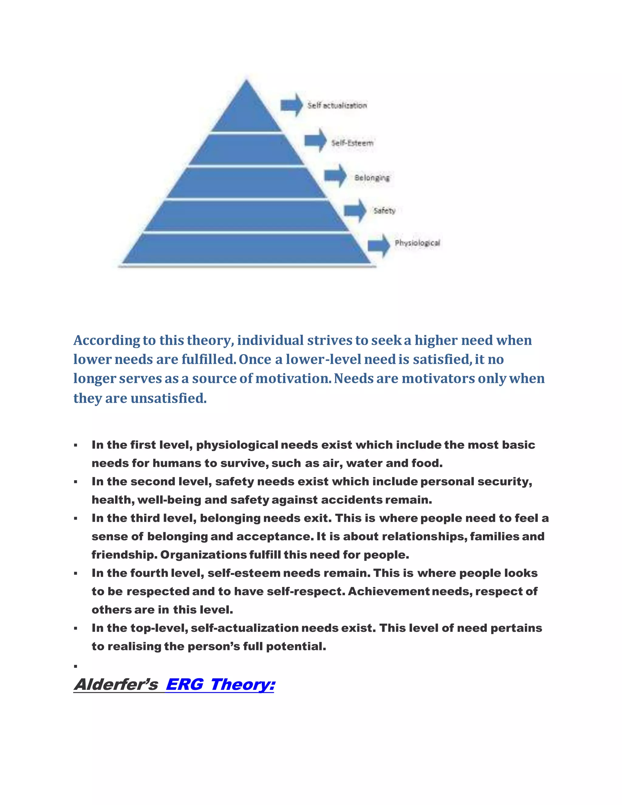 Motivation theories | DOCX