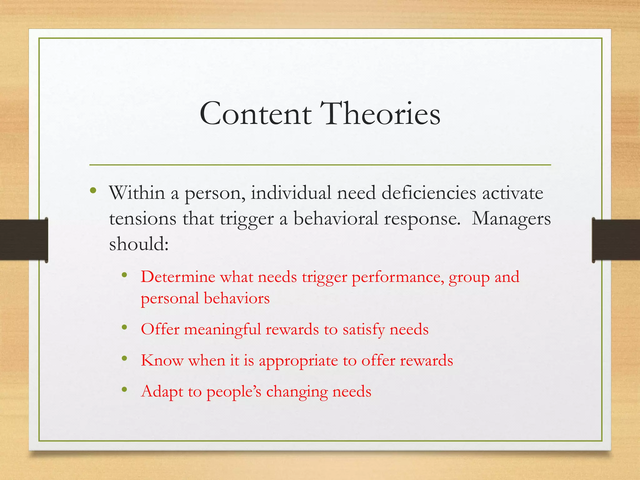 Motivation and Motivation theories | PPT