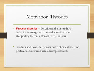 Motivation and Motivation theories | PPT
