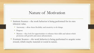 Motivation Theories_Organization and Management | PPTX