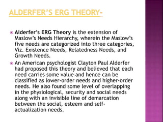 Motivation theories ppt | PPTX