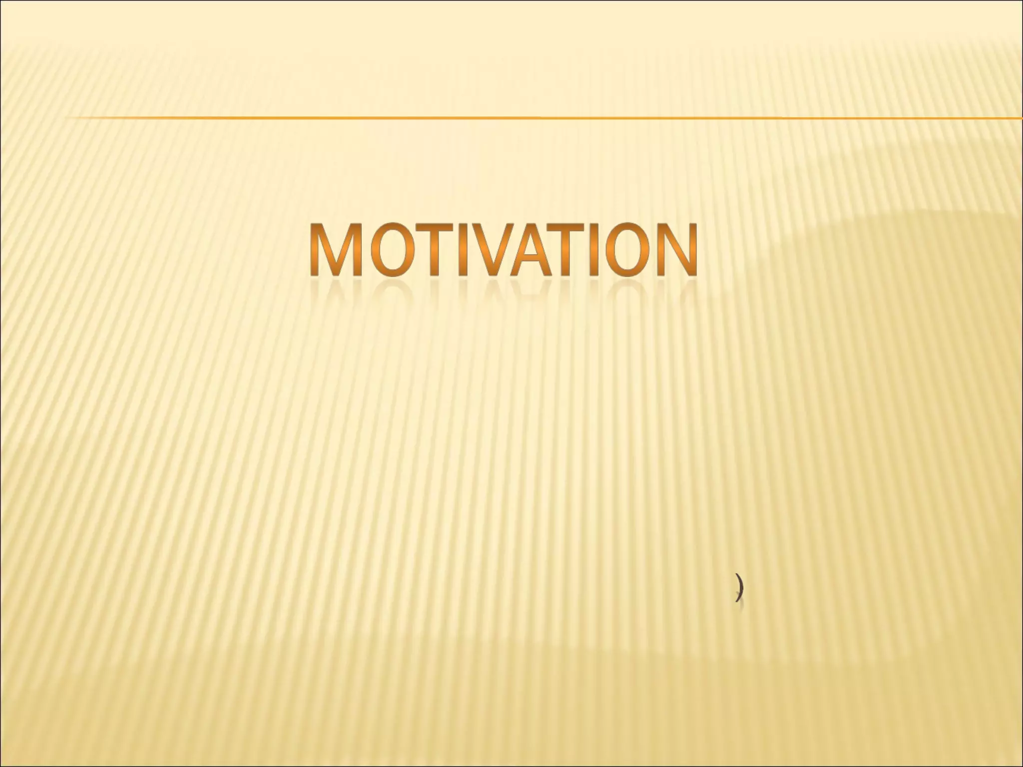 Motivation theory | PPT
