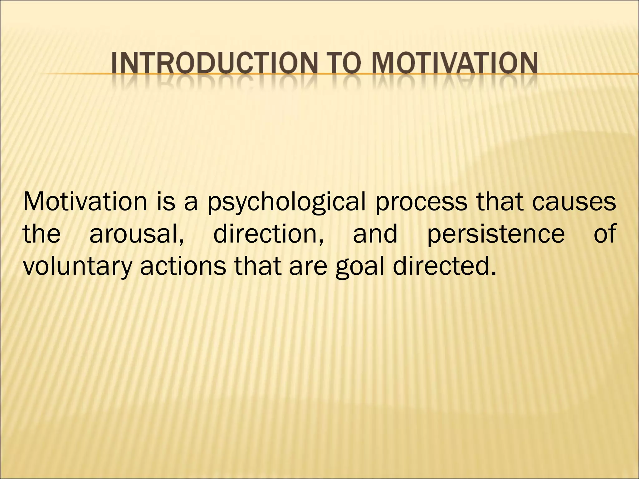 Motivation theory | PPT