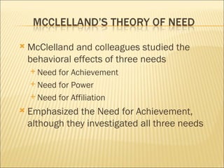 Motivation theory | PPT