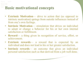 Motivation theory | PPTX