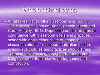 Motivation to learn | PPTX | Educational Assessment | Education