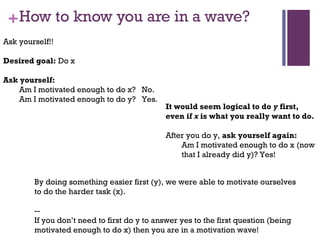 Motivation wave | PPT