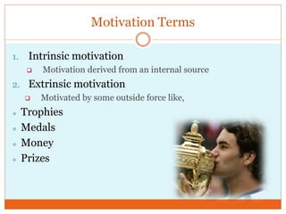 Motivation in sports | PPTX