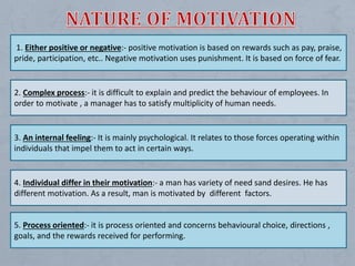 Motivaton by amisha singh | PPTX