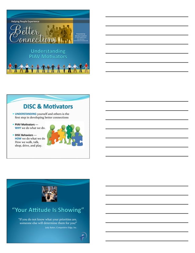 Motivators piav only | PDF