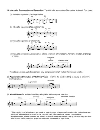 Motive Development | PDF