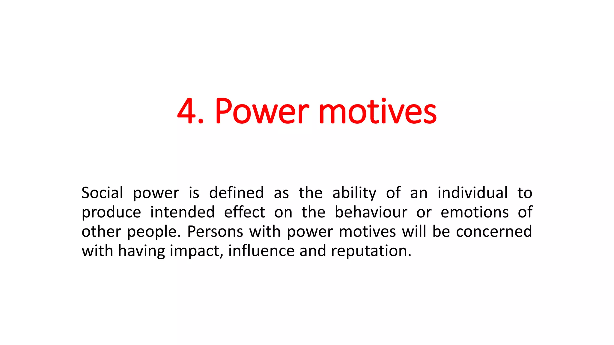 secondary Motive | PPTX