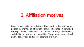 secondary Motive | PPT