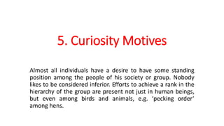 secondary Motive | PPT