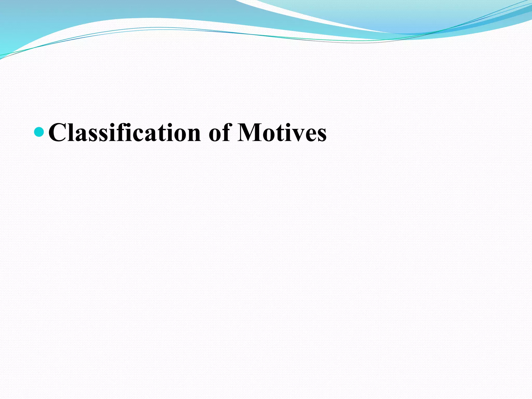 Motives | PPTX