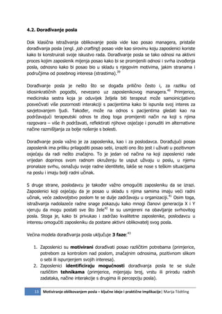 Motiviranje oblikovanjem posla | PDF