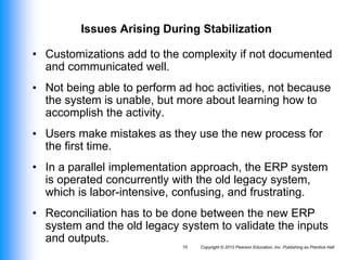 Operational and Postimplementation in enterprise systems erp.ppt
