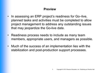 Operational and Postimplementation in enterprise systems erp.ppt