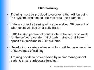 Operational and Postimplementation in enterprise systems erp.ppt