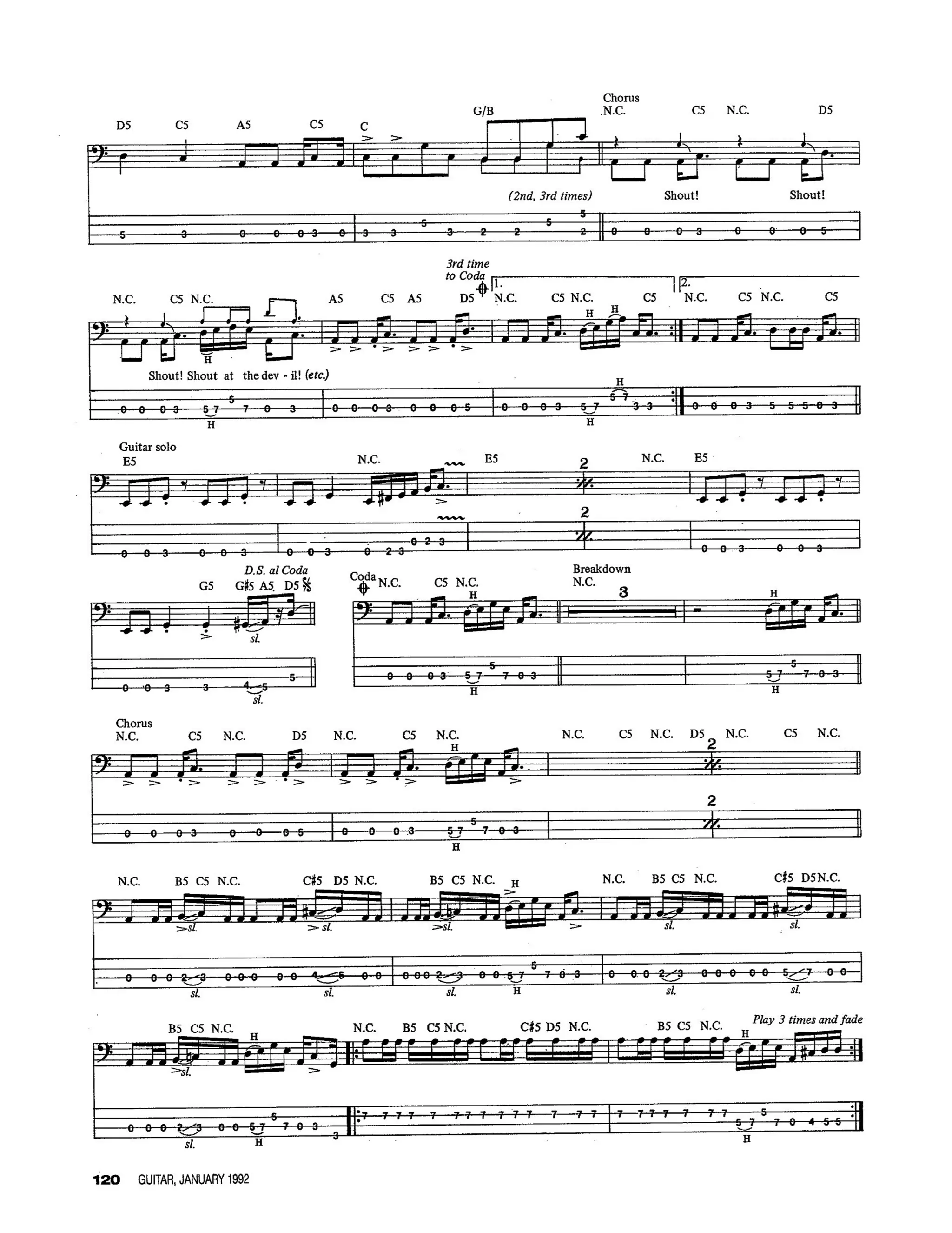 Motley crue shout at the devil | PDF