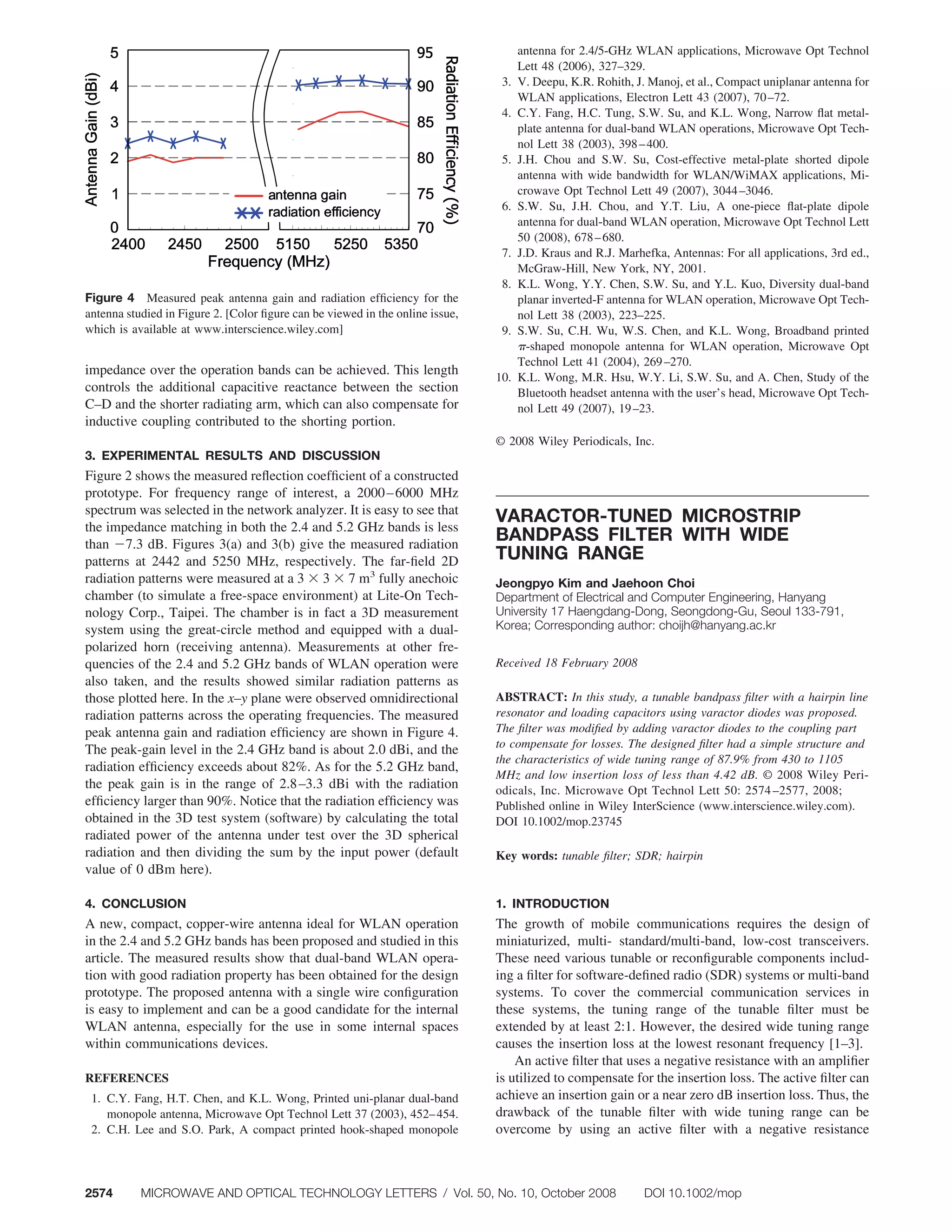 Compact Paper-Clip-Shaped Wire Antenna for 2.4 and 5.2 GHz WLAN ...