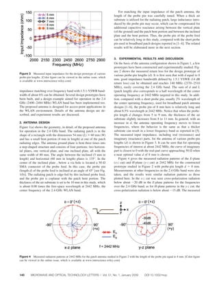 A Probe-Fed Patch Antenna with a Step-Shaped Ground Plane for 2.4 GHz ...
