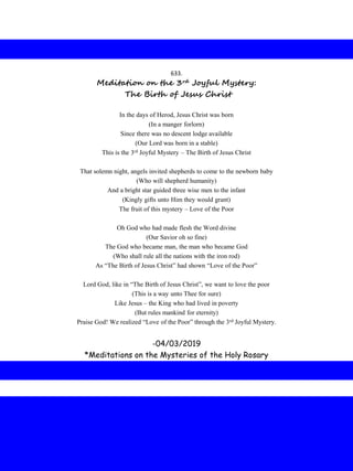 Joyful Mysteries (Holy Rosary) | PPTX