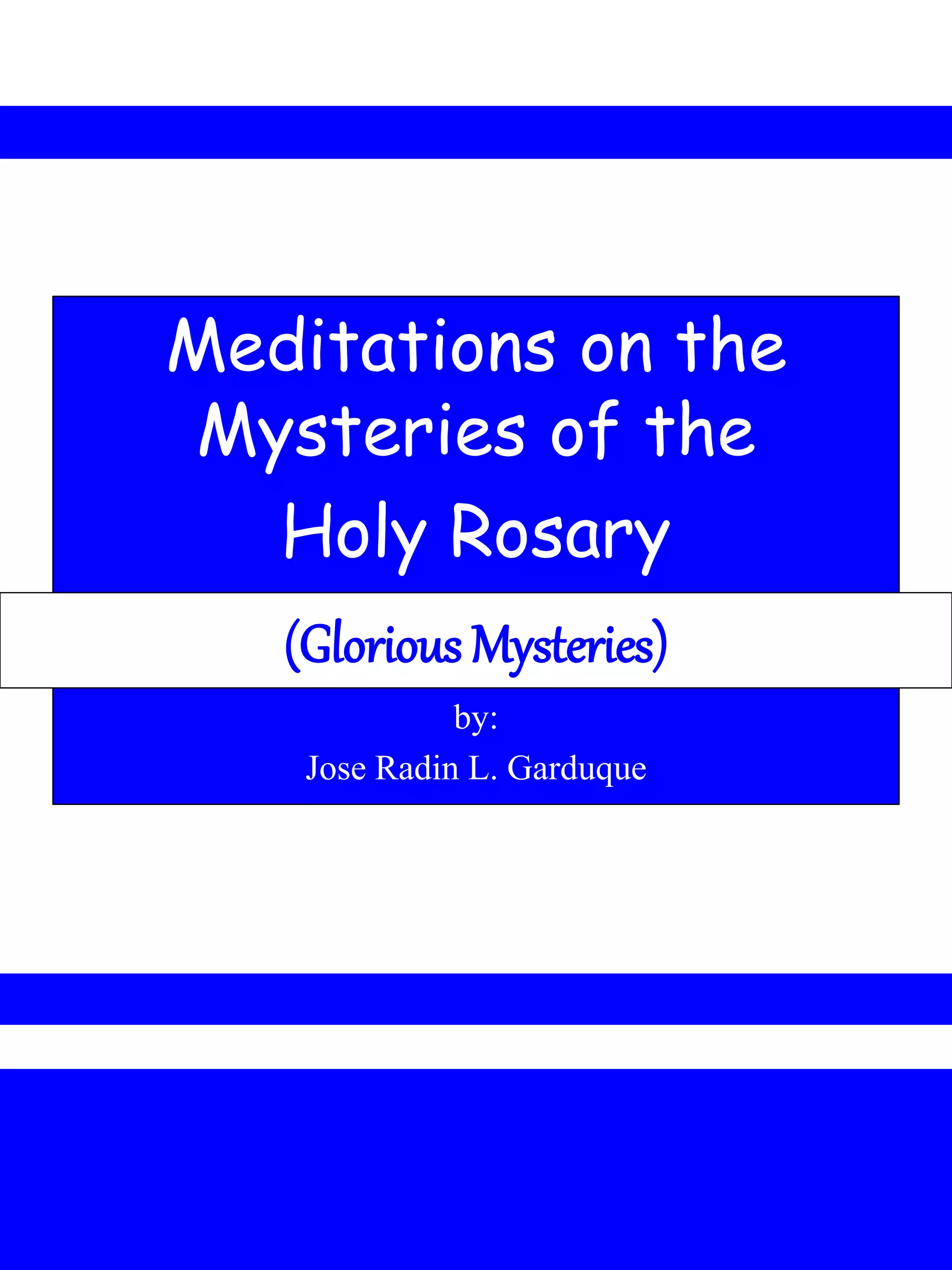 Glorious Mysteries (Holy Rosary) | PPTX