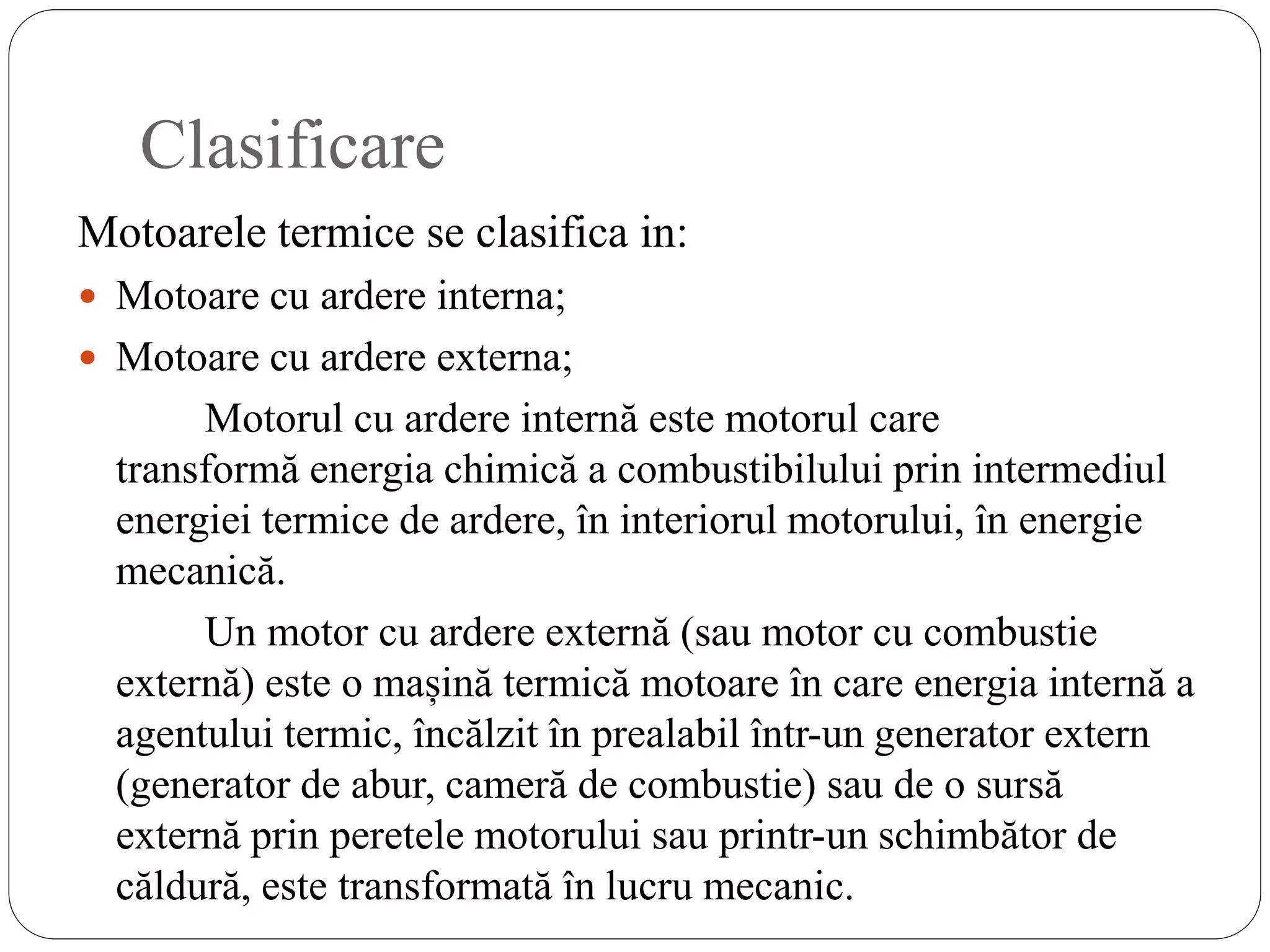 Motoare termice | PPTX