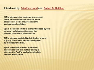 Mot of organic compounds | PPTX