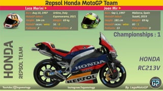 Power Point Infographic MotoGP Racer and Livery 2024 | PPTX