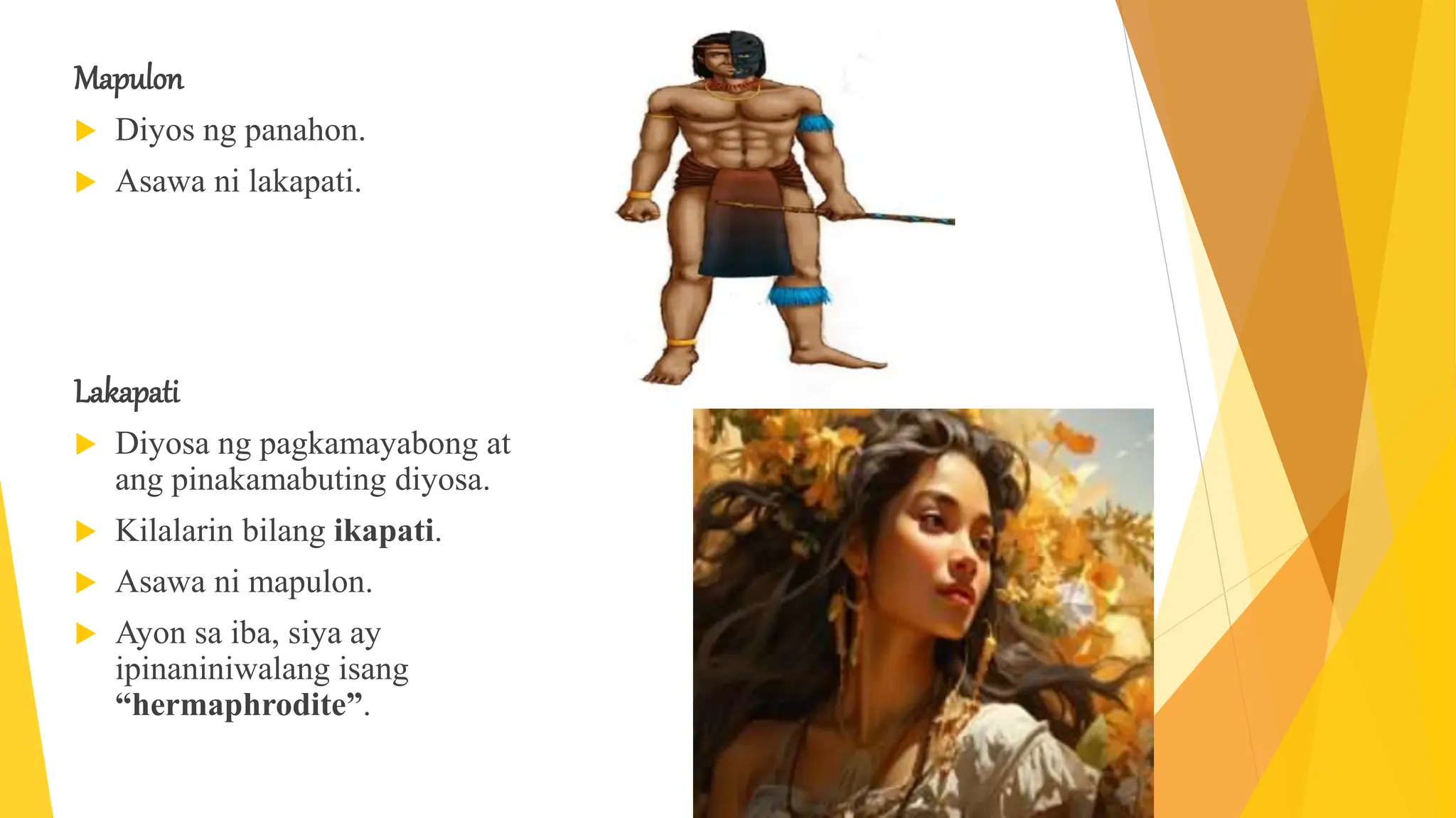 Ang MOTOLOHIYANG-PILIPINO at mga dyos dyosan | PPTX