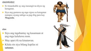 Ang MOTOLOHIYANG-PILIPINO at mga dyos dyosan | PPTX