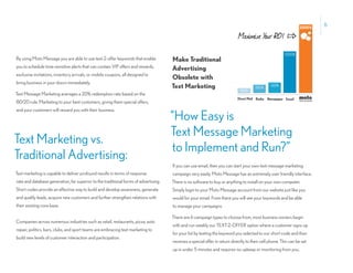 Text Message Marketing Report: Moto Message | PDF