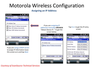 Motorola Solutions Mobile Computer Wireless Configuration Tutorial | PPS