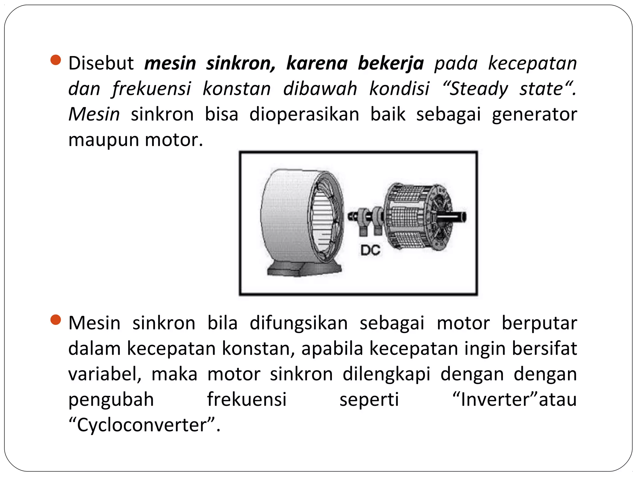 Motor ac-sinkron | PPT