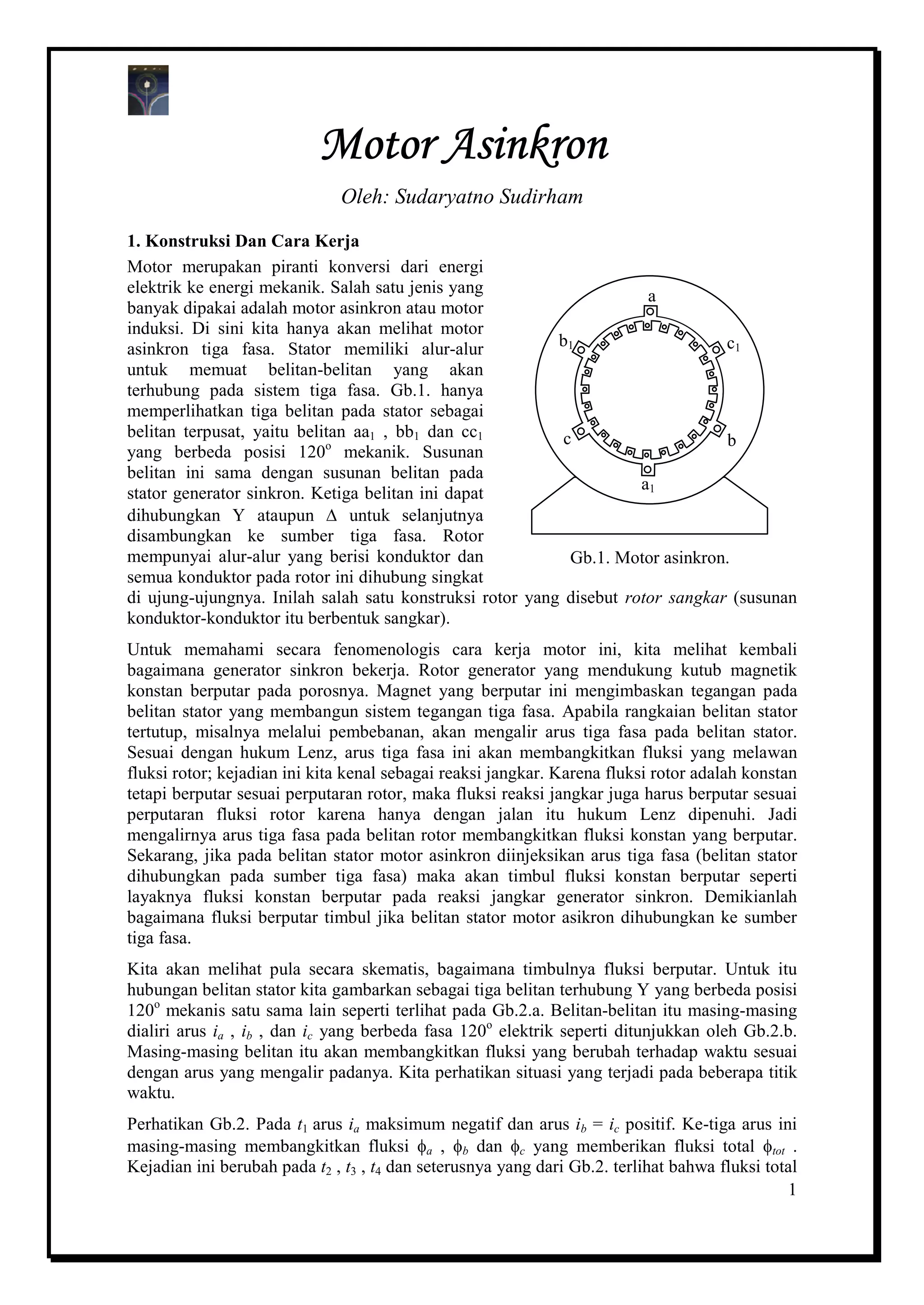 Motor asinkron | PDF